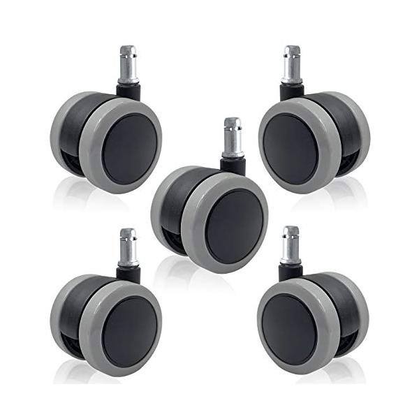 -ブラック?ライトグレー 輪径50mm/輪径50mm/5007BUG-14-NC・Color:-ブラック?ライトグレー 輪径50mm・パッケージ個数:1・? 剥がれないウレタン長く安心静音・スムーズ走行で床も安心台湾製。シャフト直径11mm...