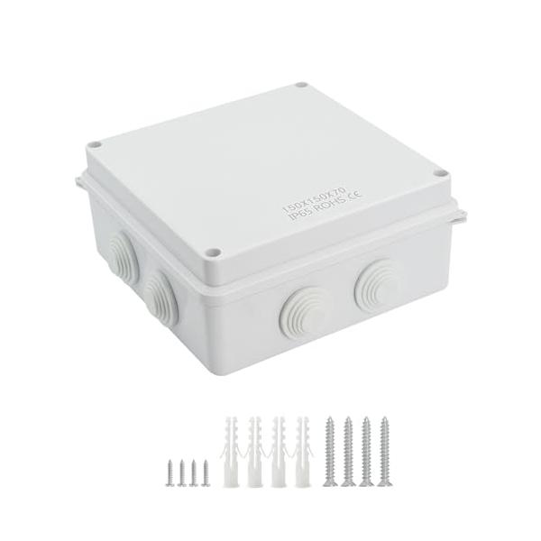 インダストリアルホワイト/5.9 x 5.9 x 2.8 1pc/lmus-whtbox-151570・Size:5.9 x 5.9 x 2.8 1pc・パッケージ個数:1・製品名: ジャンクションボックス；防水規格：IP65；認定：CER...