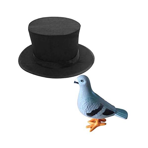 2点セット/Free Size/KN-00067・Color:2点セット・マジック初心者なら必ずやりたくなるハットマジック：手品やマジックを始めたばかりの時には、カードマジックの他にこのハットマジックがやってみたいマジックの一つです。お子様...