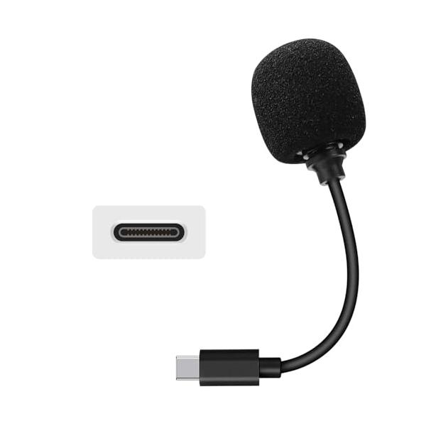 外部マイク Type-Cポート XTU アクションカメラに対応可能 ショートケーブル 外部マイク 11cm