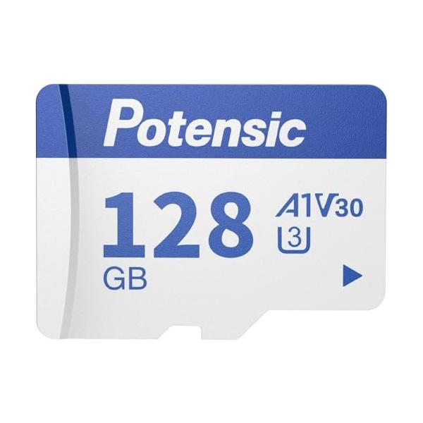 -/128GB/-・Size:128GB・パッケージ個数:1・Potensic SDカード U3/V30/A1