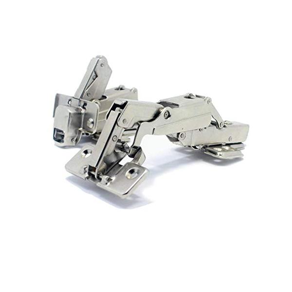 油圧式-/半かぶせ/-・Size:半かぶせ・パッケージ個数:2・サイズ蝶番カップの直径 : 約35mm；カップ掘込深さ：（最小）約11.5mm；ドアの厚さ対応: 12-25mm；・パッケージ内容2 x 175度ド蝶番，12 x 皿タッピング...