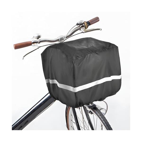 ブラック/-/BESP-JP-0110・Color:ブラック・急な雨でも安心高性能防水加工高密度ポリエステル生地に防水コーティングを施し、突然の雨でも荷物をしっかり守ります。自転車カゴカバーとして、通学リュックやノートPCなども濡れずに安心...