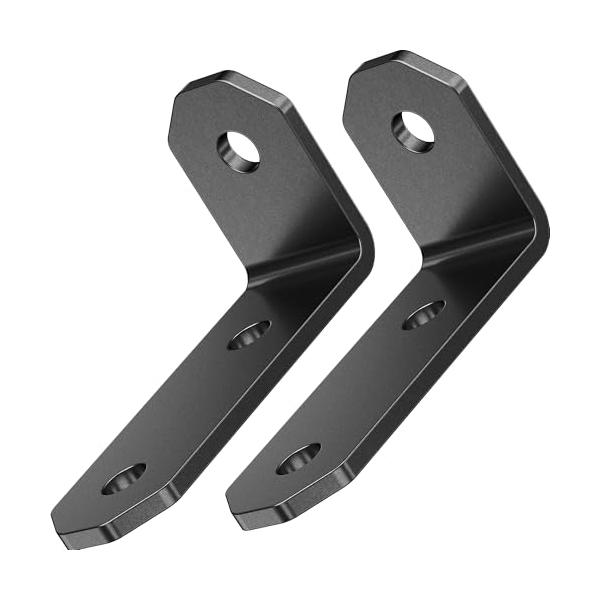 M6×3穴L字/58×20×30×2.5mmブラック/-/KDR-YX-L90-3M6・Style:M6×3穴L字/58×20×30×2.5mm・パッケージ個数:1・タイプ 90°L型58/30mm・サイズ 長さ：58mm 幅：20mm 高...