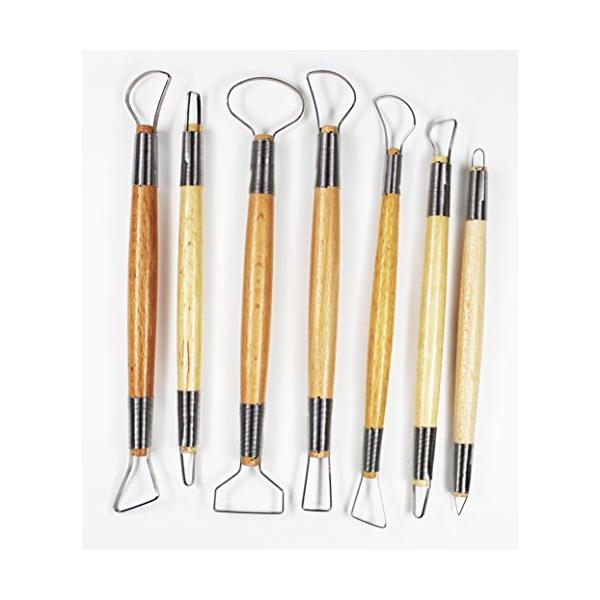 yellow/-/C14・パッケージ個数:3・■粘土をかき出したり、表面を削ったりするのに便利。■リングの固定ではなく、細いステンレスのワイヤーで刃先を固定していてとても耐久性があります。最近では見なくなった製造方法を採用。・■ひとつのかき...