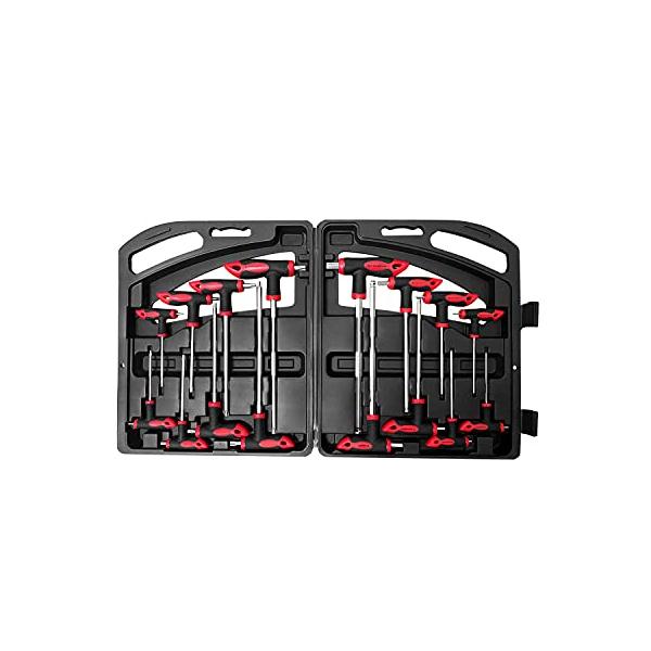 -/-/TC 8045・高品質のクロムバナジウム鋼素材を使用し、熱処理により強度と耐久性を強化しています。・六角およびトルクスは、処理された鋼材の構造で錆びや腐食に強いです。・16サイズの精密なコーナーエンドがファスナーの頭部にスムーズに挿...