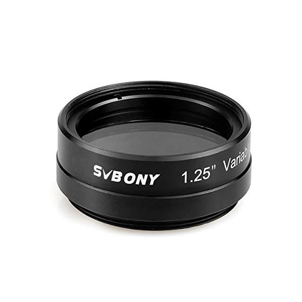 -/1.25インチ/-・Size:1.25インチ・パッケージ個数:1・1.25インチ可変偏光フィルターはあなたの望遠鏡のための調光スイッチのように機能します・フィルターハウジングを回転させて、光透過量を1％から40％に調整します・月や惑星の...