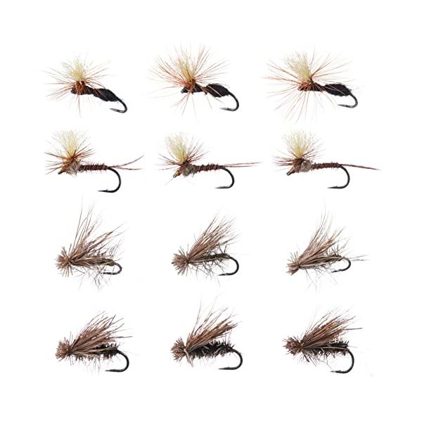 ドライフライセットS：12本セット ドライフライ/12本/-・Color:セットS：12本セット ドライフライ・BASSDASH バーブレス フライセットS・12本セット ドライフライ・毛ばりサイズ：#14・全4種毛鉤、詳しいパターンはイメ...