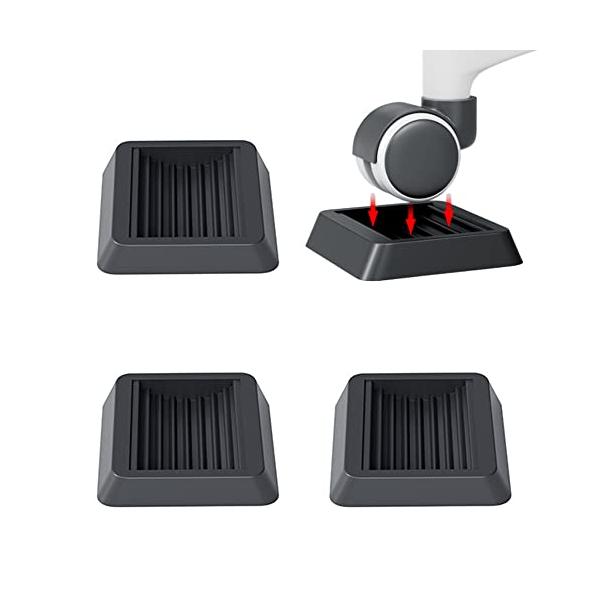 パッケージ個数:1・キャスターストッパーキャスターストッパー付きの家具を動かすと、引っかき傷がなく床を保護し、静粛性を提供します。防音性、固定、振動吸収、および地面のバランスを調整するために使用されます。・商品仕様サイズ ：8cm*8cm*...