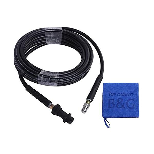 イエロー/-/-・パッケージ個数:1・?ケルヒャー高圧洗浄機用　パイプクリーニングホース　8.0ｍ当ストアオリジナルマイクロファイバータオルセットになります。??類似品や見た目がそっくりな廉価品にご注意ください。??・?先端のノズル前方１箇...