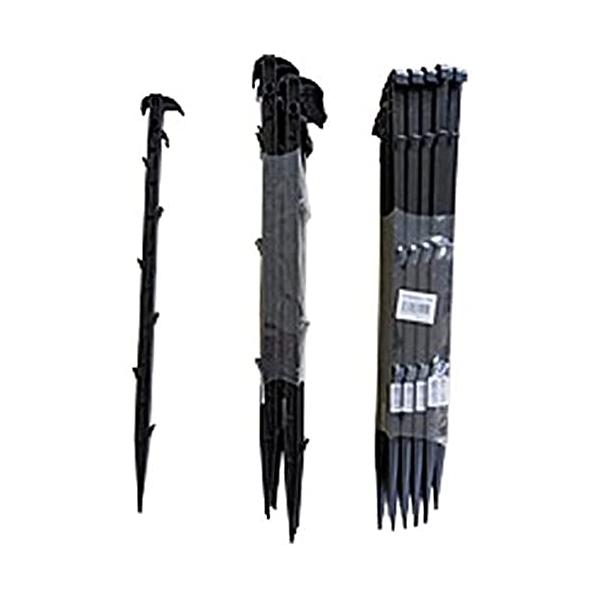 チューブブラック/36cm/36255・Size:36cm・パッケージ個数:1・プラ杭 36cm 10P