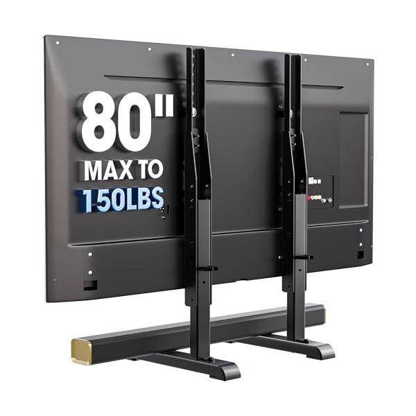 ブラック/-/-・Compatibility - This universal TV stand is compatible with VESA hole patterns of 100 x 100 mm up to 800 x 500 m...