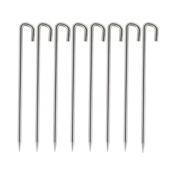 25cm8本セットシルバー/-/-・Style:25cm8本セット・材質:ステンレスを採用、非常に錆びにくい金属合金で、強度高くて軽量性も維持してくれ、持ち運びしやすいです。・サイズ:太さ?6mmx長さ20cm、太さ?7mmx長さ25cm、...
