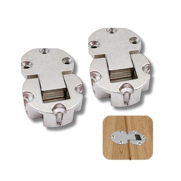 90度固定でしっかり支えるテーブルや棚板をしっかりと90度の角度で固定でき、折りたたみ機能付きで省スペース設計に最適です。・高耐久の亜鉛合金製腐食や摩耗に強い高品質な亜鉛合金素材を採用。約50 000回の開閉テストをクリアした耐久性。・工具...