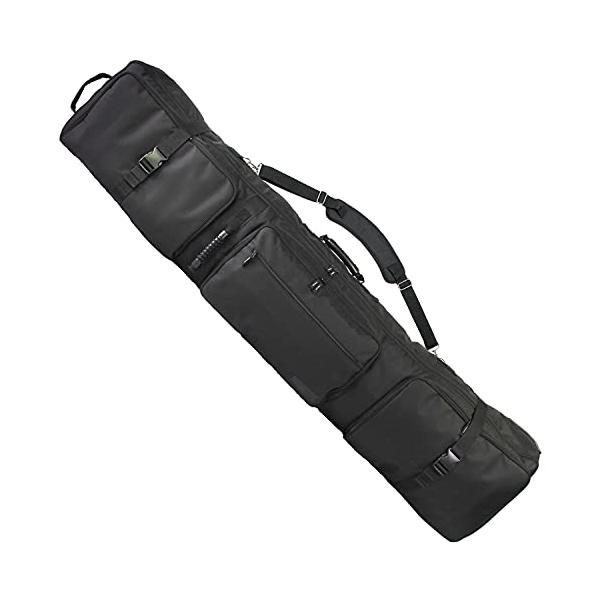 キャスターつきスノーボードケースCH-CHR/Lサイズ160cmタイプ/VA-3212・Size:Lサイズ160cmタイプColor:CH-CHR・原産国:中国・素材ポリエステル・キャスター付きモデルbr br ■収納可能ボードサイズbr ...