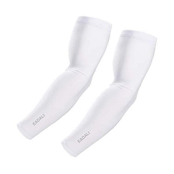 カジュアルA-ホワイト/M/-・Size:MColor:A-ホワイト・素材構成ポリエステル85％とスパンデックス15％の高弾力繊維で構成されており、接触冷感素材で肌触りが涼しく、UVカット率は99%で、伸縮性と通気性に優れています。また、シ...