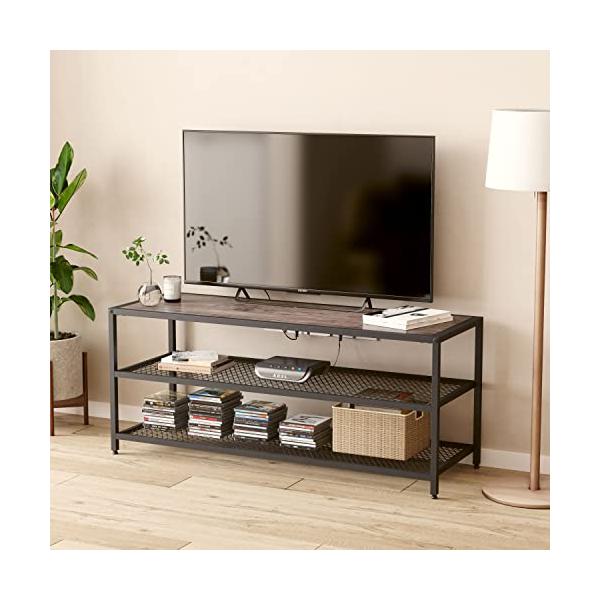 テレビ台ブラック/幅120cm/テレビ台・商品仕様商品外寸：幅120*奥行40*高さ50cm。最大50型のテレビまで対応可能。耐荷重：60kg。ウッド＆スチールの重厚手温かみあるテレビ台です。・良質な素材良質な素材を採用し、耐久性が抜群です...