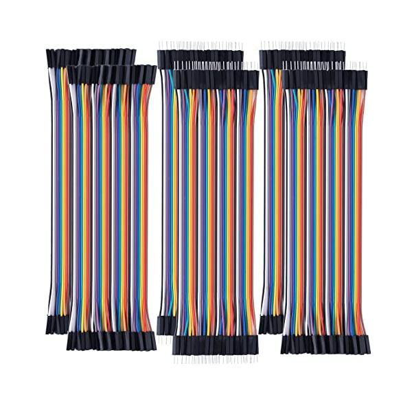 マルチカラー/20CM/1・Size:20CM・パッケージ内容:40ピンオスからメスブレッドボードジャンパーワイヤー2本、40ピンオスからオスブレッドボードジャンパーワイヤー2本、メスからメスブレッドボードジャンパーワイヤー2本。・ブレッド...