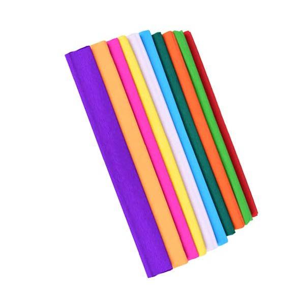 10色セット/-/-・Color:10色セット・クレープ紙の便利な10色詰め合わせセットになります。・ペーパークラフト、ハンドクラフト、造花、紙工芸品、アートフラワー、コサージュ、ブーケなどの材料にお使いいただけます。・ラッピング、花資材、...