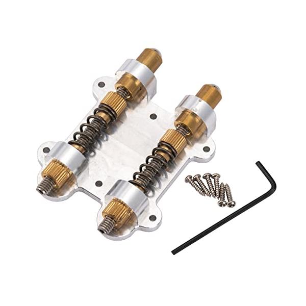 デュアル/-/-・Color:デュアル・パッケージ個数:1・Floyd Rose、Fender、Gotoh、Ibanezなどのエレキギターのトレモロブリッジシステムに対応・フルフローティングのトレモロを自動的に正確なゼロニュートラル位置に戻...