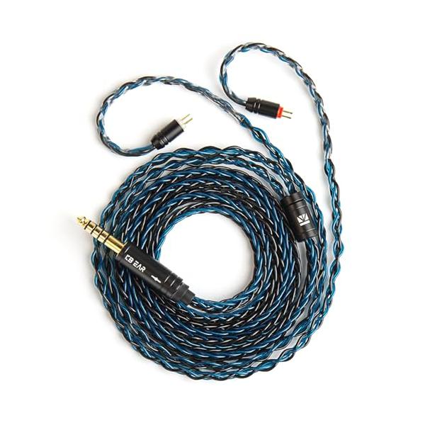 2PIN・4.4mm黒青/1.2メートル/KBEAR ST12・Size:1.2メートルStyle:2PIN・4.4mmColor:黒青・??バランスドと純粋なサウンドSt12りケーブルは高純度の太いケーブルを採用し、シングル14コア、合わ...