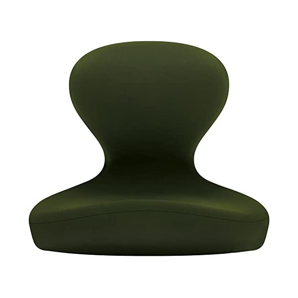オリーブ/-/-・腰椎と骨盤をサポートする美姿勢チェア・誰でも座るだけで凛とした美しい姿勢をつくれます・姿勢が整うことで腰への負担が和らぎ、長時間でもラクに座れます