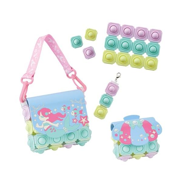 アクアマーメイドバッグセット-/-/4570118175618・Style:アクアマーメイドバッグセット・Push Pop Life アクアマーメイドバッグセットが登場・cBANDAI・［使用電池］電池・不要・［対象年齢］5才〜
