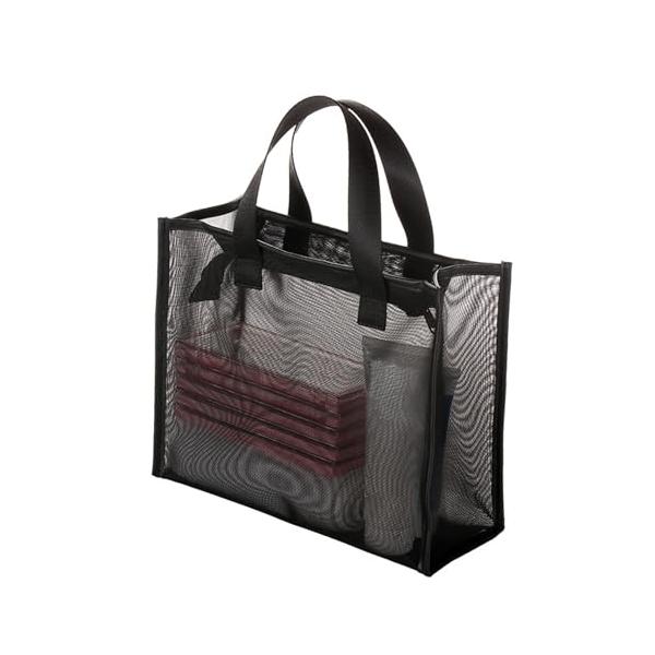 スパバッグBlack-1/Free Size/横型・Color:Black-1・サイズ幅25 x 高さ22cm x 奥行き10cm・通気性に優バッグ全体は通気性に優れたメッシュ素材を使用しているため、水を残りません、濡れてもすぐに乾くので、...