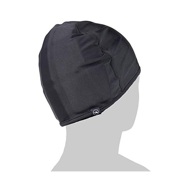 インダストリアルブラック/フリーサイズ/VA-3162・パッケージ個数:1・品質:ポリエステル、ポリウレタン・分割されたEVAパッドが頭を保護・ビーニーのインナーとしてコーディネート可能