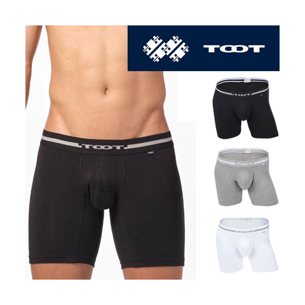 TOOT ORIGINシリーズはホワイト・グレー・ブラックの王道のカラーで、ヘビーユーザーにとっても最適な選択肢となっています。本製品はロングボクサータイプで、ウルトラマイクロボクサーと同じライズでスポーティ感がありつつ、股ズレが気になる方...
