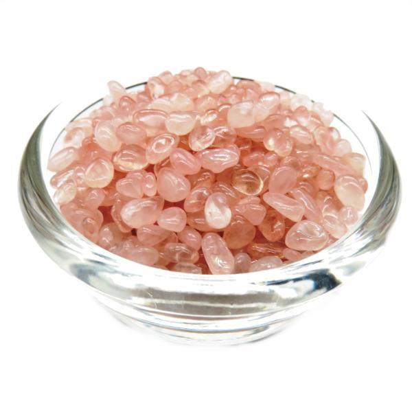 ローズクォーツ/ Rose quartｚクォーツ系で、ピンクやローズ色をしたもの。・英名 　　Rose quartz・和名 　　紅水晶、紅石英、薔薇石英●粒サイズ  　 約2x2〜4x6mm●一袋の重さ  　 100g●色合い     　 ...