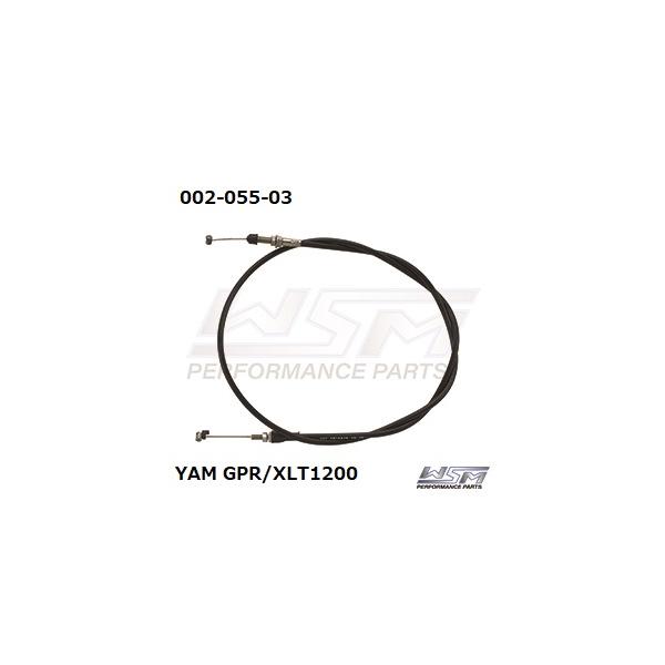【メーカー】WSM【品番】002-055-03【品名】スロットルケーブル【適応】ヤマハ GPR1200(2000-02) XL1200(2001-05) XL-L1200(1999-2000）【該当純正品番】：66V-67252-00-00...