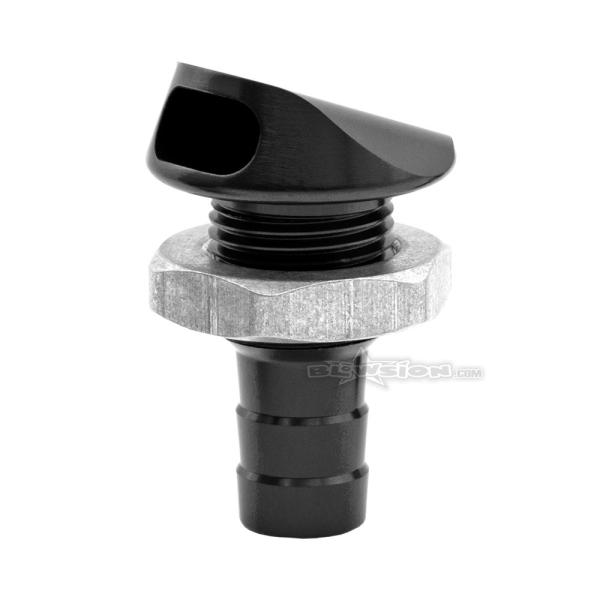 【メーカー】BLOWSION（ブローション）【商品名】プロウォーターバイパスノズル　1/2インチ 12.7mm【品番】04-03-120【カラー】ブラック冷却水用アルミビレットバイパスフィッティング。主にランナバウトクラスにて使用されている...