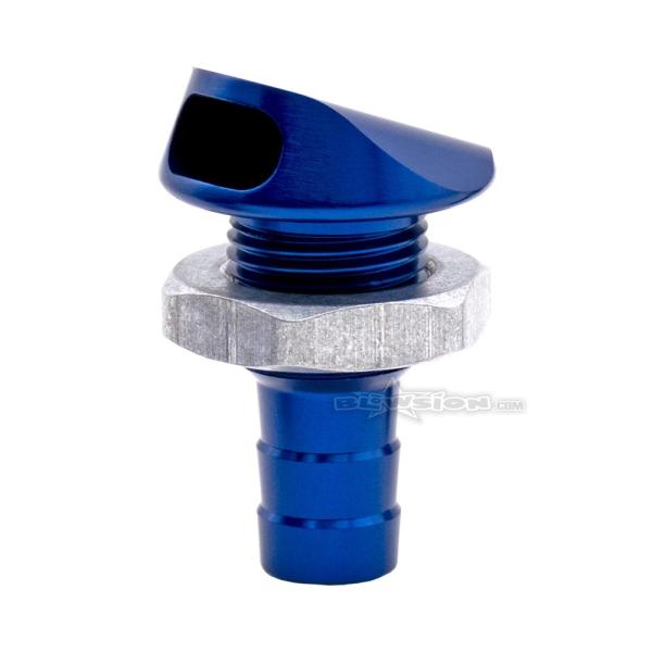 【メーカー】BLOWSION（ブローション）【商品名】プロウォーターバイパスノズル 1/2インチ 12.7mm【品番】04-03-121【カラー】ブルー冷却水用アルミビレットバイパスフィッティング。主にランナバウトクラスにて使用されている1...
