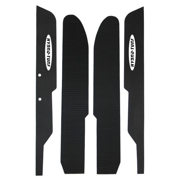 【メーカー】HYDRO-TURF（ハイドロターフ）【品番】HT40CGPBK【品名】DECK MAT(デッキマット）【適応】KAWASAKI 650X-2 ALL【カラー】ブラック【パターン】カットグルーブスタンダードモデル両面テープ付きで...