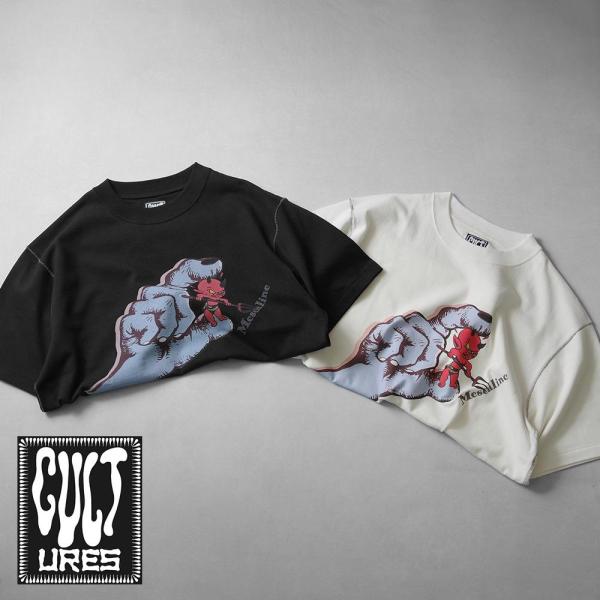 個性的なグラフィックなデザインはカルチャーズならではの独特の感覚での表現ですね。オリジナルで縫製したボディも着ごたえのあるヘヴィーウェイト地でしっかりとしたクオリティもこだわりのポイントです。 　　　L　 　XL　 　身幅 60cm 62c...