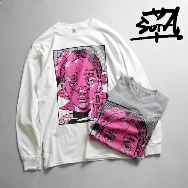 幅広いアート活動でファンを増やしているSOTA-COMICHEADの作品をアーティストとの直接のやり取りで実現したLIME ON DISHのみでの展開となる商品です。長袖のTeeシャツをキャンバスにデザインした、アートを身近に感じていただけ...