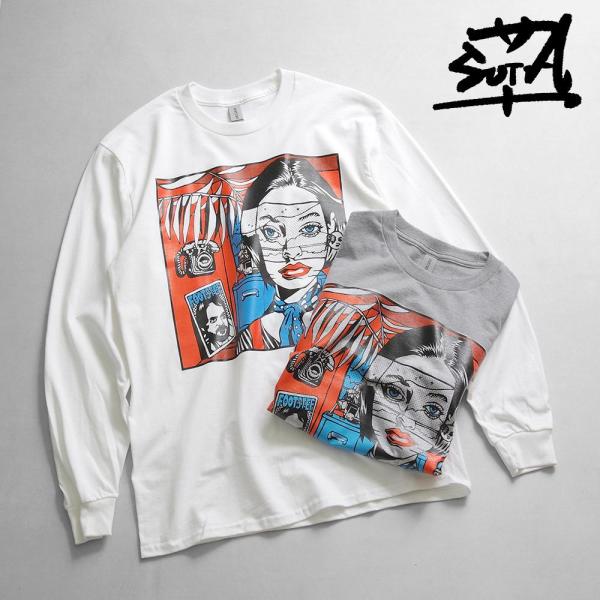幅広いアート活動でファンを増やしているSOTA-COMICHEADの作品をアーティストとの直接のやり取りで実現したLIME ON DISHのみでの展開となる商品です。長袖のTeeシャツをキャンバスにデザインした、アートを身近に感じていただけ...