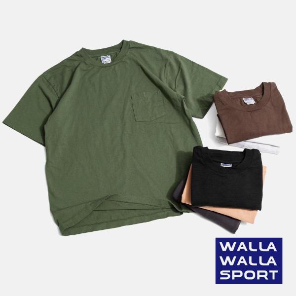 高品質で長く着られるシンプルなカットソーを製作するWALLA WALLA SPORTの新たな提案として登場のポケットTeeです！一見シンプルですが、生地や細かいディテールにこだわってヴィンテージを意識して製作した日本製Teeシャツ。なぜか懐...