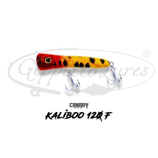 Geppetto LuresKaliboo 120 FCOLOR:CANARYLENGHT : 120 mmWEIGHT: 28 グラムACTION: フローティングHandmadeMADE OF WOODHooked with BKK F...