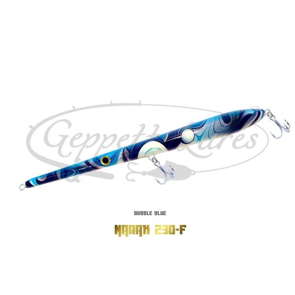 Geppetto LuresNARAK 230 Fmade in Italycolor: Bubble BlueLenght: 230 mmWeight: 35グラムAction: フローティングInternal structure in ...
