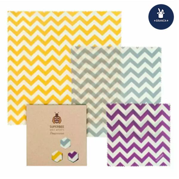 ●オーガニック100%：SuperBee エコラップは再利用可能のミツロウで作られたラップです。 GOTS認定100％オーガニックコットン生地、ミツロウ、オーガニックココナッツオイル、ゴールデンツリーレジンを使用して手作りされています。●豊...