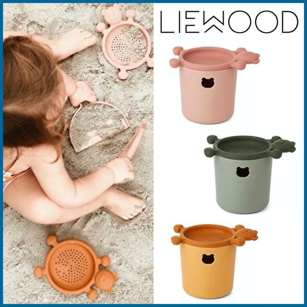 日本未入荷！デンマーク発の大注目ブランドLIEWOOD (リーウッド) の可愛い砂場セットです♪優しい色合いが可愛い砂場セットです。砂場遊びだけでなく、ビーチに持っていっても♪プレゼントにも喜ばれます♪●セット内容・バケツ　12×12cm・...