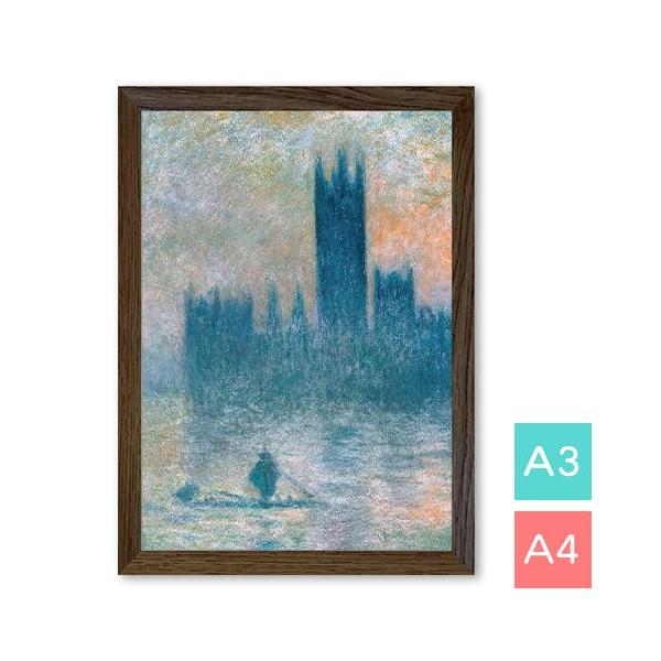 クロード・モネのアートポスター「」です。リビングや玄関、トイレなどにワンポイントでいかがですか？壁掛けにも卓上にもピッタリなアートポスターで、お部屋を上質な空間に！※ご利用のパソコン、モニター環境によって、画像の色味が異なって見える場合がご...