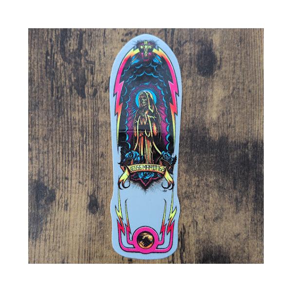 【ST-1029】Dogtown Skateboard ドッグタウン STICKER スケートボード ステッカー JESSE MARTINEZ GUADALUPE HANDSHAKE シルバー■カラーシルバー■サイズ縦12.2cm×横4.1...