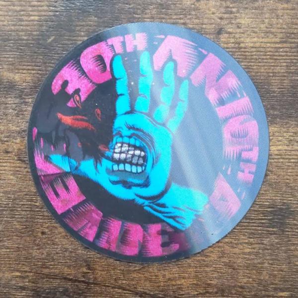 【ST-1088】Santa Cruz Skateboards sticker サンタクルーズ スケートボード ステッカー Slime Balls Wheels Splat Logo■カラーブラック■サイズ縦8.8cm×横8.8cm※稀に折...