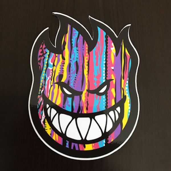 【ST-479】Spitfire Wheels Skateboard スピットファイア スケートボード ステッカー Juicy Bighead■カラーマルチ■サイズ縦15.5cm×横11.3cm※稀に折れ、印刷ミス、粘着汚れがある場合があります。