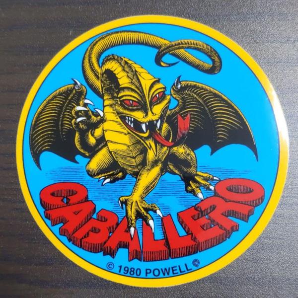 【ST-588】 Powell Peralta skateboard sticker パウエル ペラルタ スケートボード ステッカー Cab Original Dragon■カラー：ブルー×オレンジ系■サイズ：縦9.0cm×横9.0cm■稀...