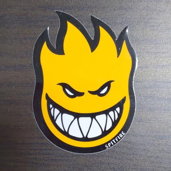 【ST-63】Spitfire Wheels Skateboard スピットファイア スケートボード sticker ステッカー Devil Head 7.7×5.6 ORG■カラーオレンジ■サイズ縦7.7cm×横5.6cm※稀に折れ、印刷...