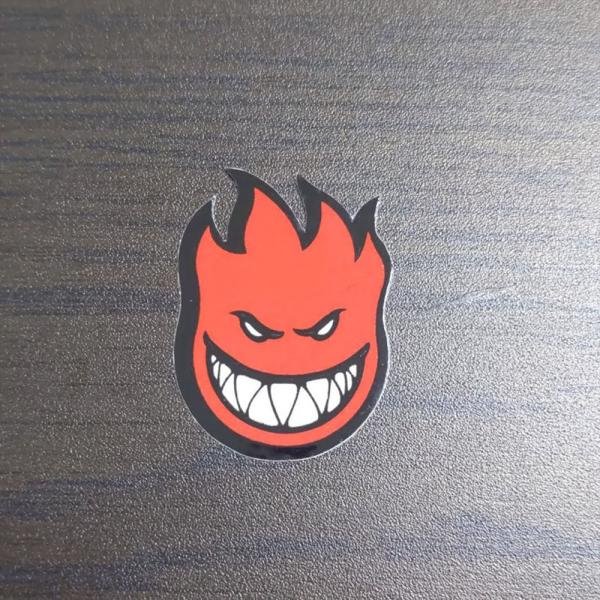 【ST-725】Spitfire Wheels Skateboard スピットファイア スケートボード sticker ステッカー Devil Head 1.5inch RED■カラーレッド■サイズ縦3.8cm×横2.8cm※稀に折れ、印刷...